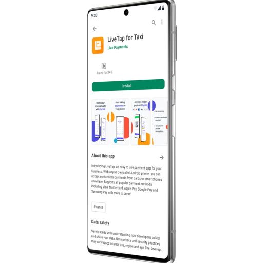 Live Payments | LiveTap - Taxi